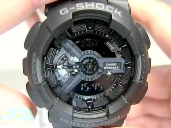 CASIO手表GA-110(5146)时间和日期的调整