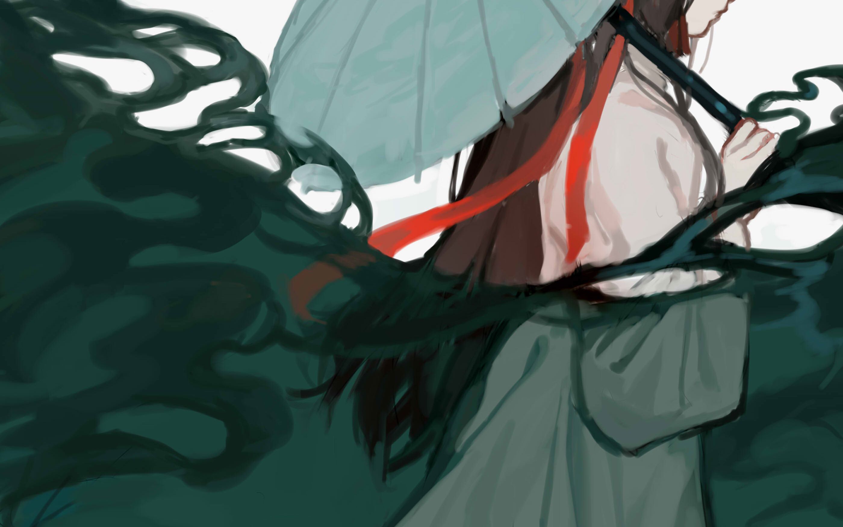 【绘画过程】一万年了,我终于画古风了