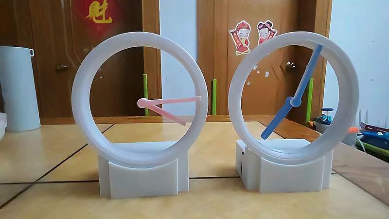 3D打印制作悬浮时钟