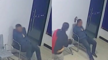 爆笑!男子酒后情绪激动,竟用头把派出所墙壁撞出大窟窿