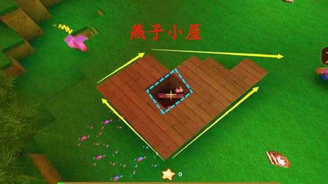 迷你世界3:小燕子搭建了一个属于自己的小木屋,作为临时居所