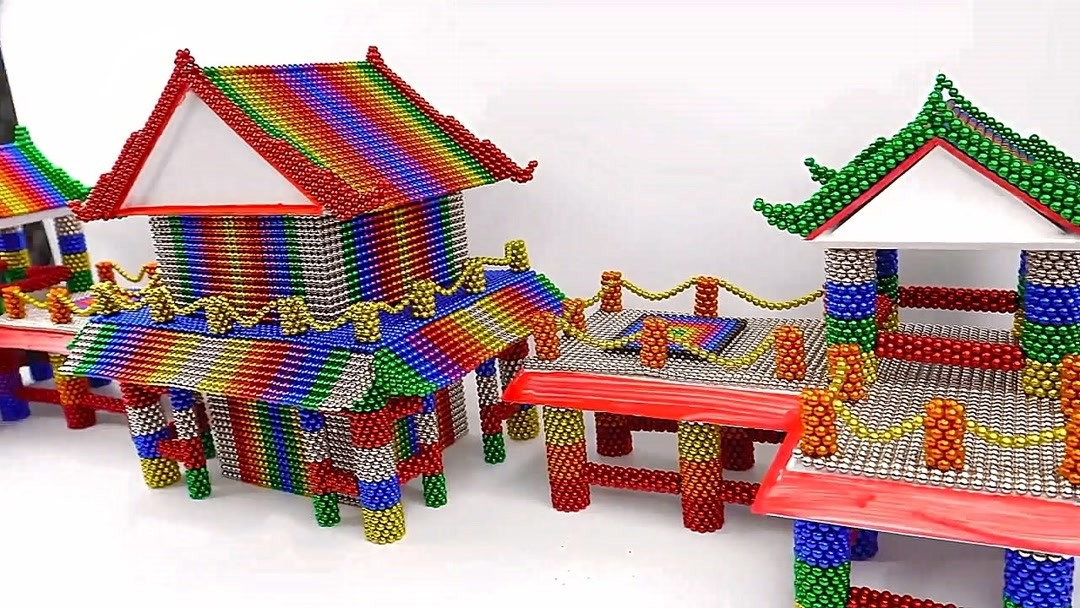 巴克球的创意玩法-漂亮的古代建筑模型