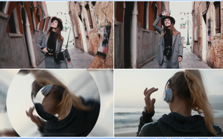 AE模板-镜头圆形旋转效果的转场过渡