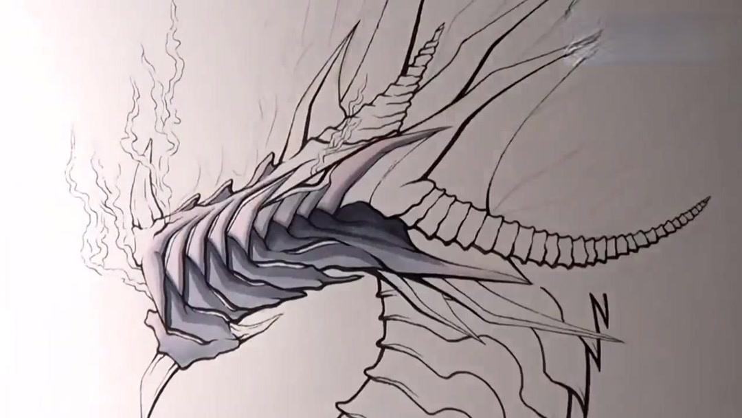 大师教你如何画出不一样的龙,像这样画,简直无敌了!
