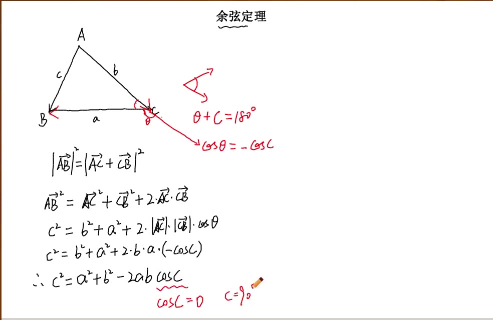 必修五 解三角形02 余弦定理