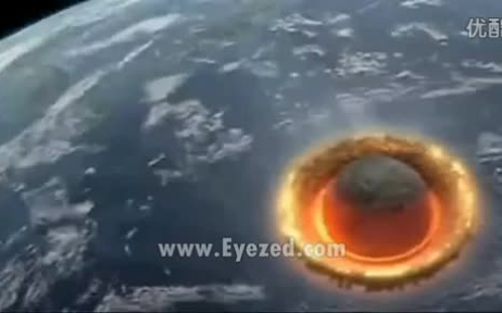 小行星撞击地球真实场景,可以说是世界末日