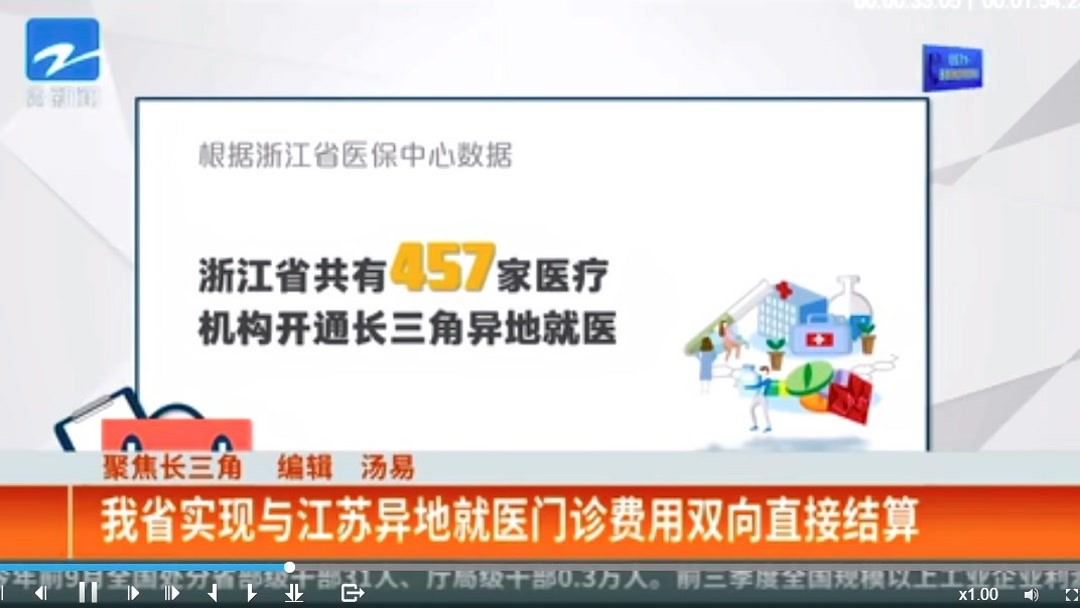 聚焦长三角:我省实现与江苏异地就医门诊费用双向直接结算