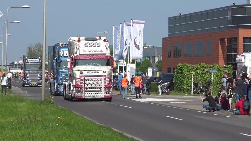 斯堪尼亚卡车来聚会,各款各样酷炫的卡车来了