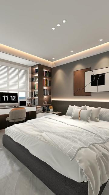 简约又实用的卧室设计,适合大部分年轻人