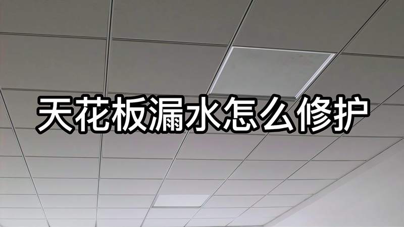 天花板漏水怎么修护