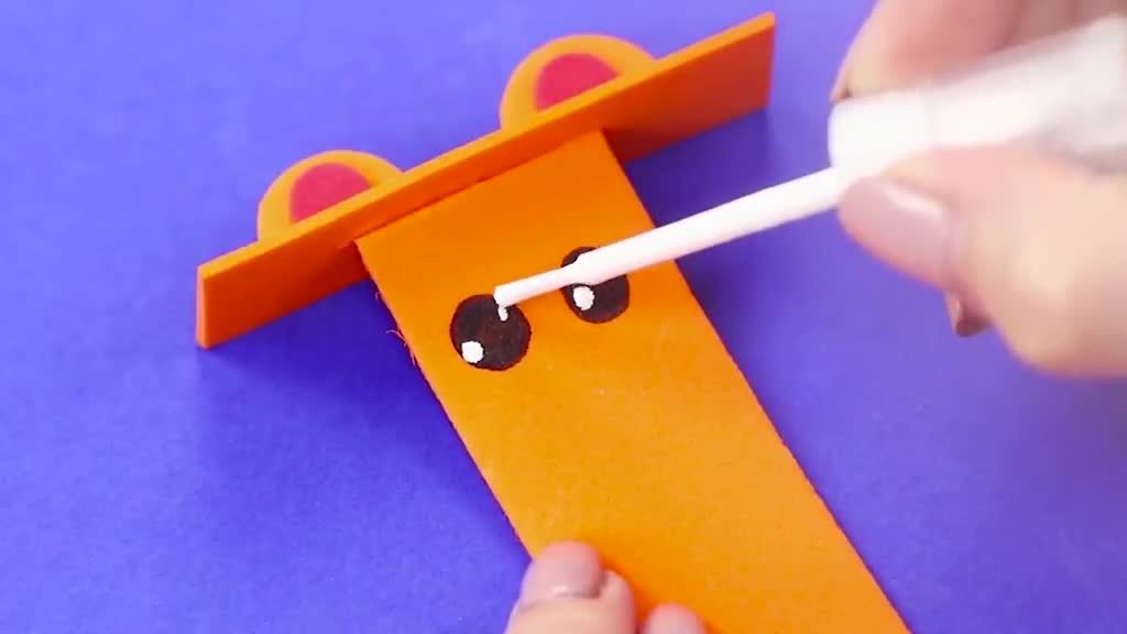 教你制作小动物书签,既可爱又有趣