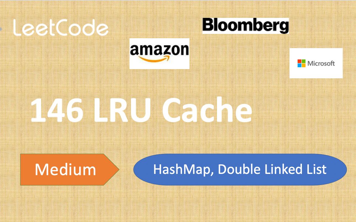 ...LRU Cache | LRU 缓存 | Java | 哈希表 + 双向列表 | 算法 | 找工作 | 面试