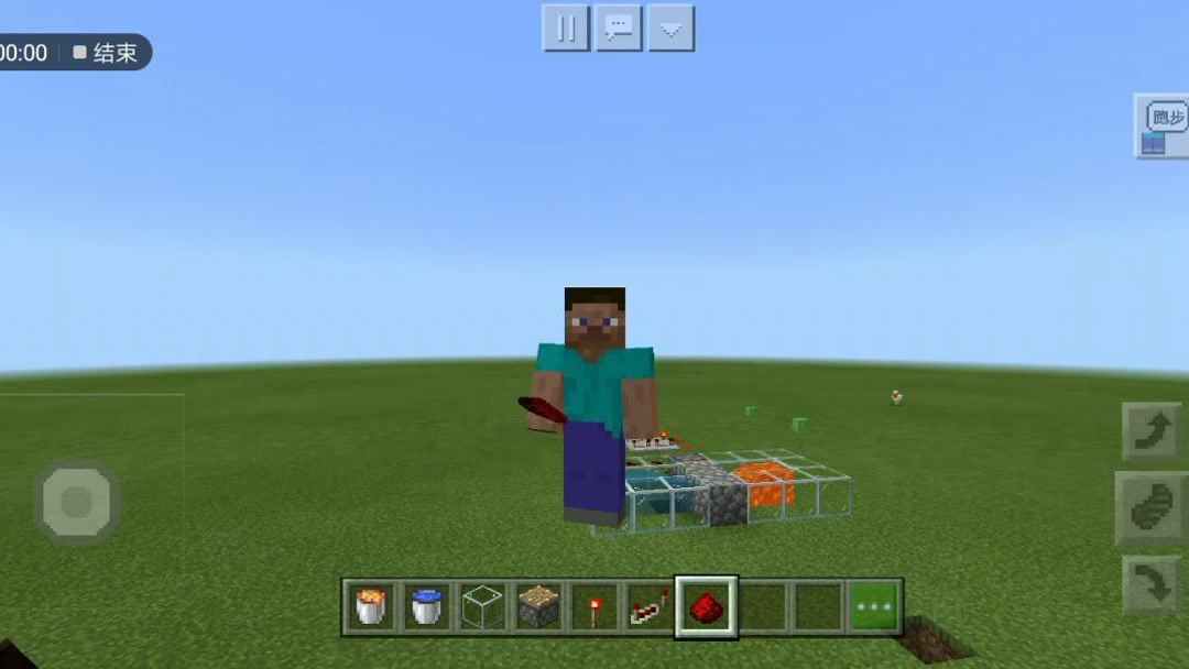 我的世界自动刷石机教程