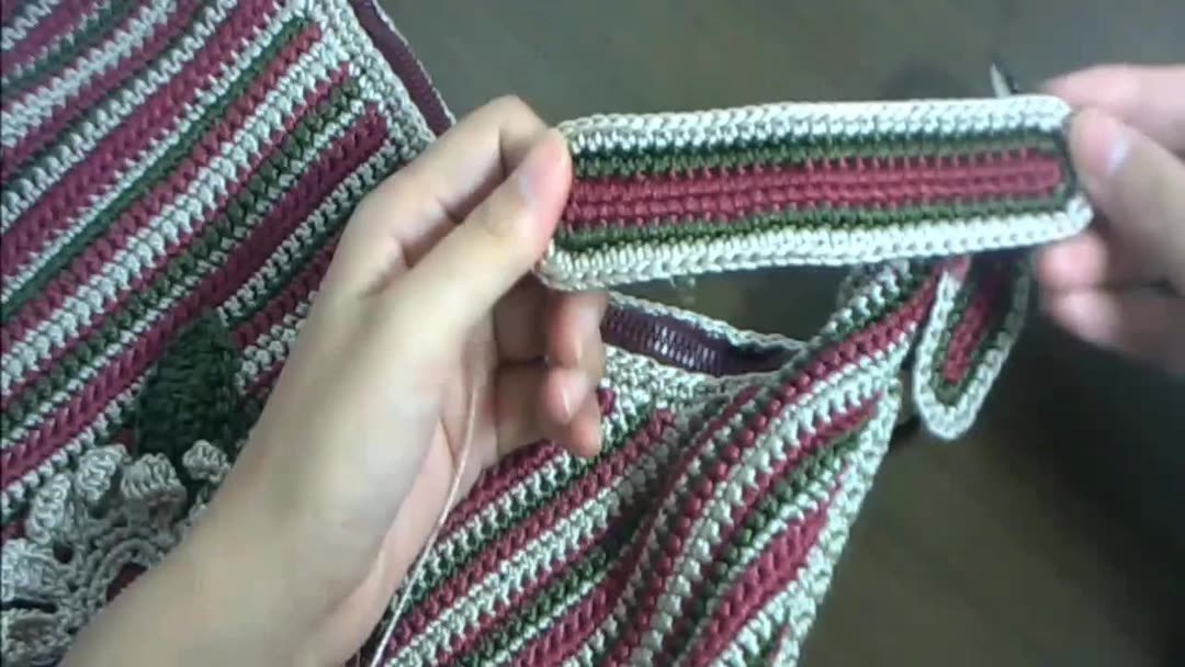 编织-手工包包的钩法 扁包带及皮配件