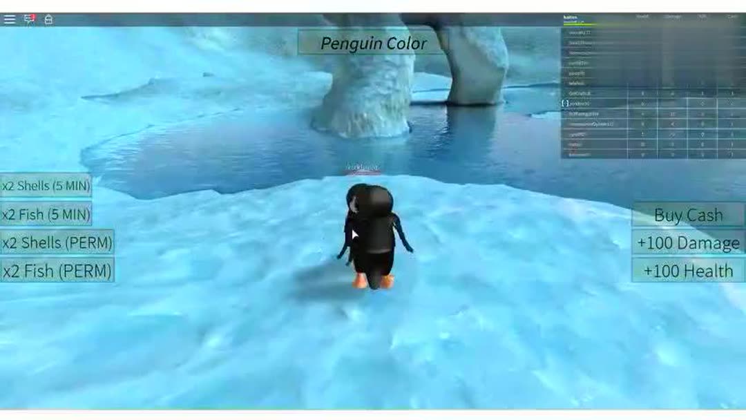 Roblox企鹅模拟器 扮演马达加斯加的企鹅!勇斗南极鲨鱼!小格解说