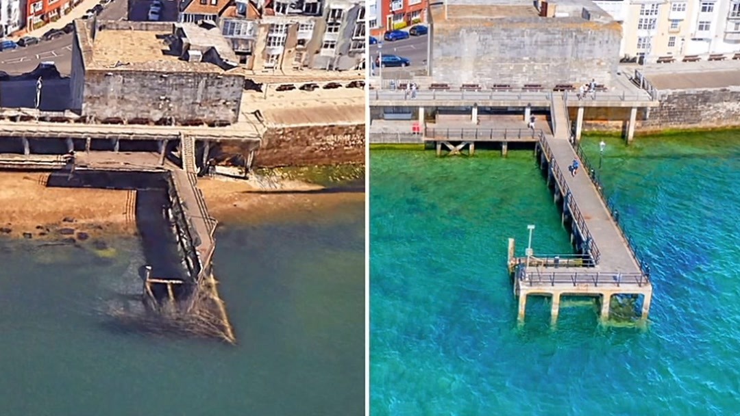 人类活动减少后,英国海岸“黑水”变得碧蓝清澈