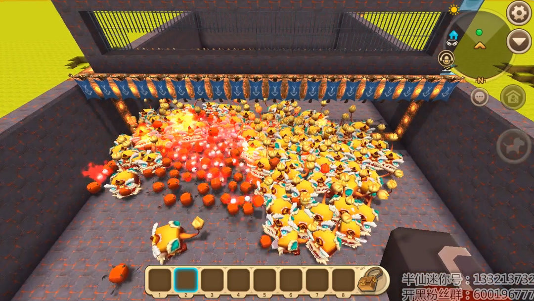 2迷你世界:多米复仇记之年兽军团大战半仙的小恶魔军团!