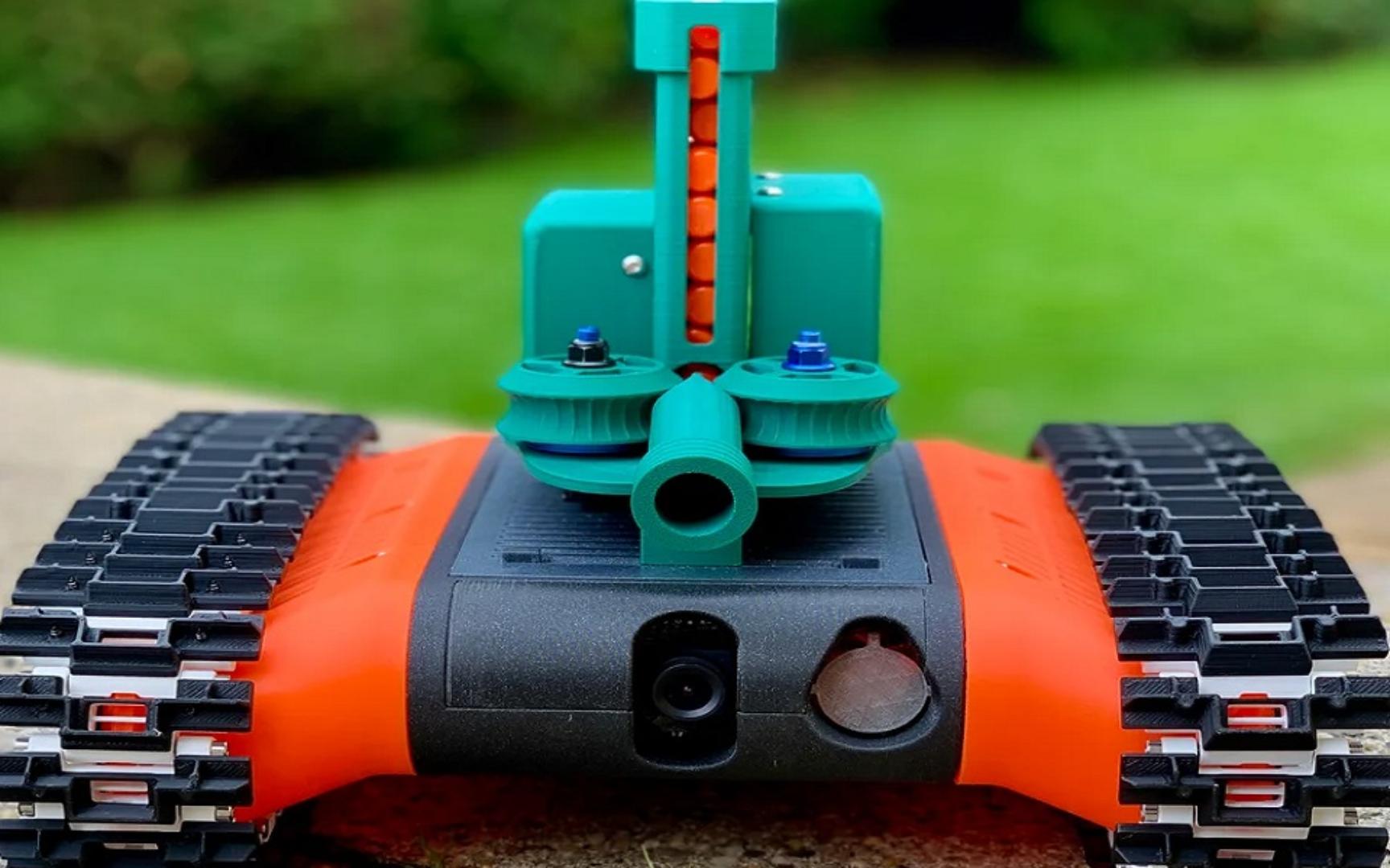3D打印遥控坦克 RC坦克模型 遥控FPV火星车 DIY坦克模型