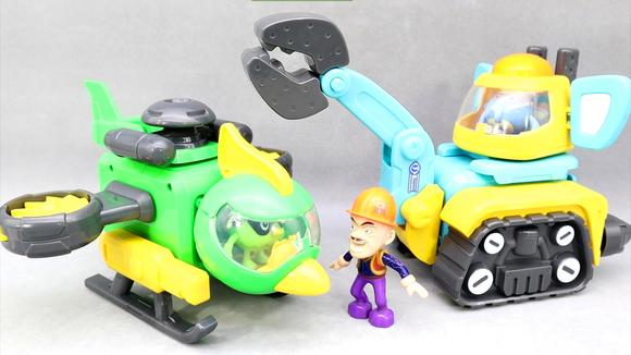 光头强砍伐树木破坏森林,救援宝贝出动保护森林