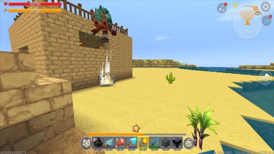 迷你世界:不缺矿的生存24,飞龙找到沙漠神殿,就是太穷了