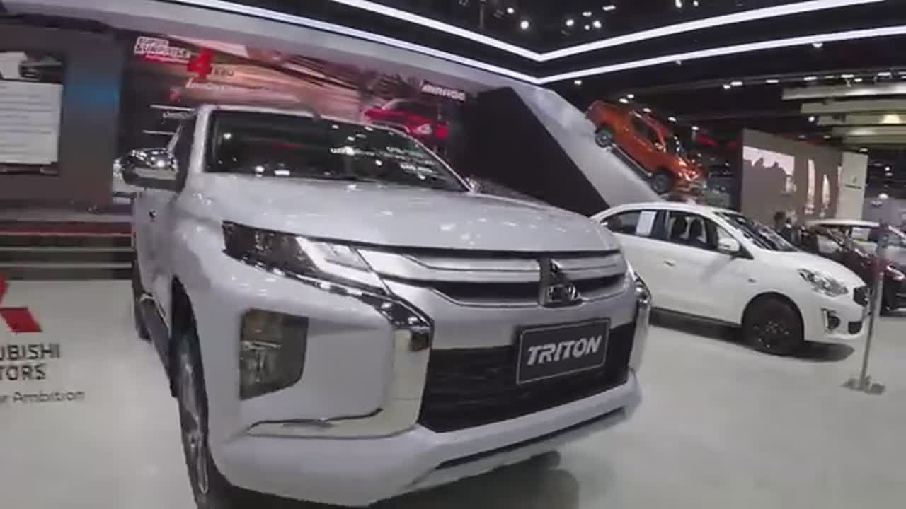 车展实拍三菱新款高颜值皮卡