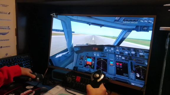 #模拟飞行 武汉天河机场降落过程(3)