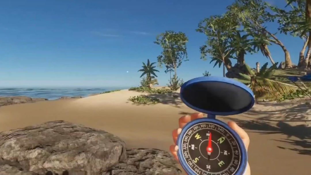 荒岛求生07:幸亏小学老师教过我怎么用指南针!定位新岛屿出发?