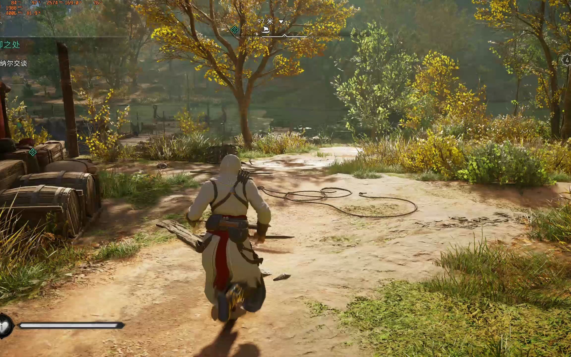 【刺客信条 英灵殿】RX6700xt显卡百帧实际游玩测试(2K最佳画质设置...