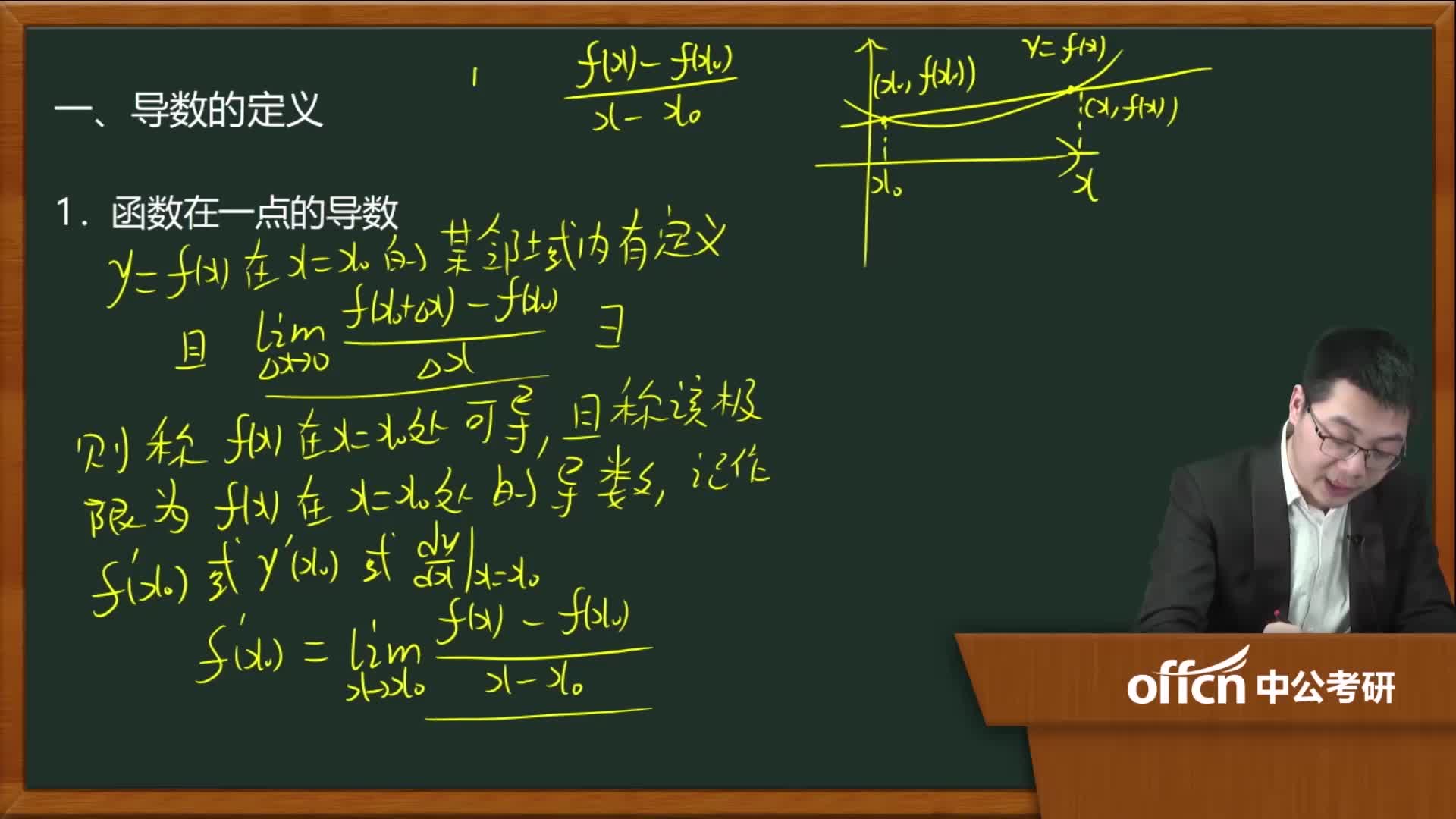 101.乐学高数-李擂20-模块四 可导与可微-导数的定义2