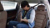 吉利博越 后排中央三点式安全带 演示