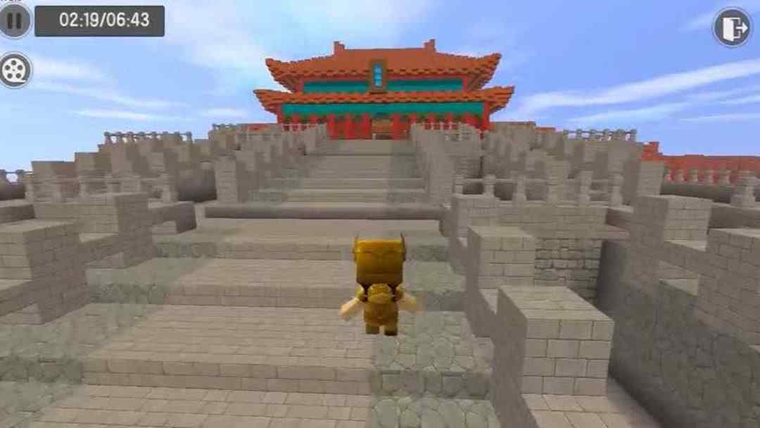 迷你世界:把故宫交给你,让你体验一把在紫禁城当皇帝的美梦!