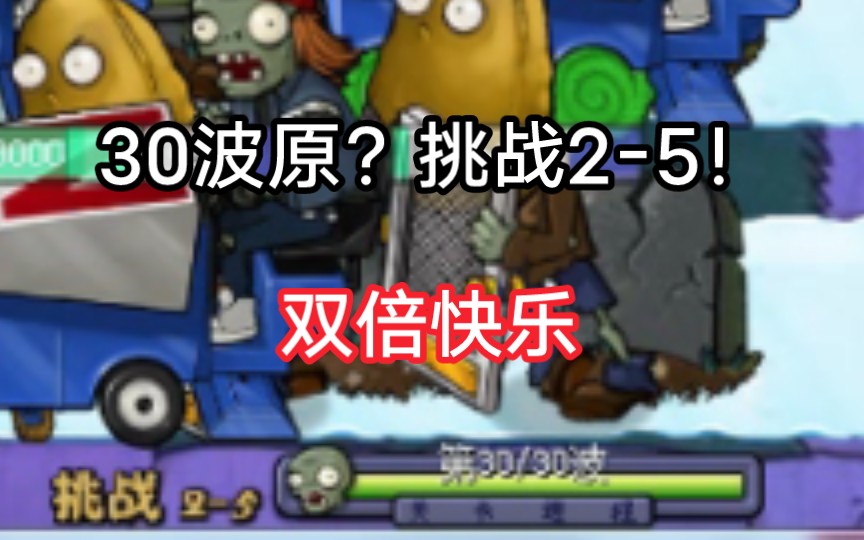 当原?2-5的波数翻倍.(30波原?挑战2-5不暂停2损)