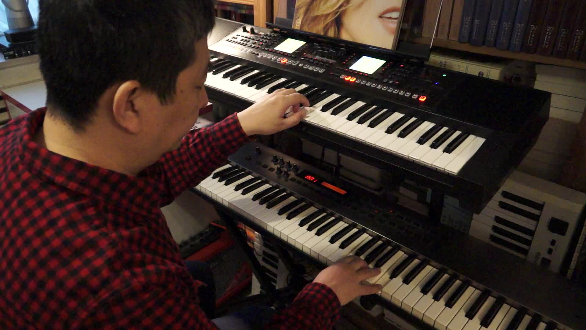 2019元旦Roland双键盘Rs-9与E-A7展示