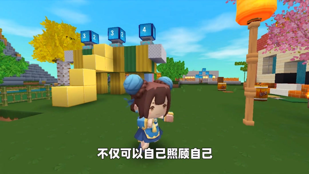 半拉迷你世界:妮妮成土豆眼中别人家的小孩,想主意看管小表弟!