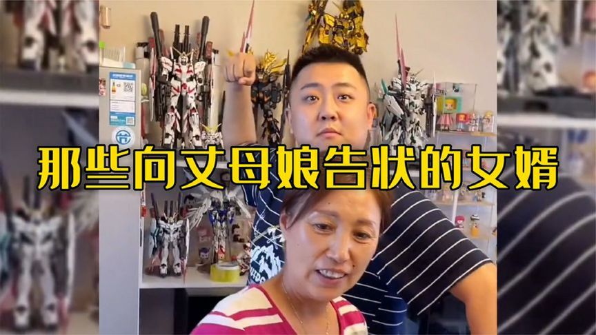 盘点全网女婿告状爆笑瞬间,受了太多委屈,有丈母娘撑腰就是硬气