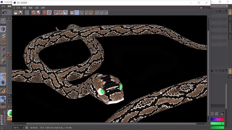 c4d 样条约束 贪吃蛇