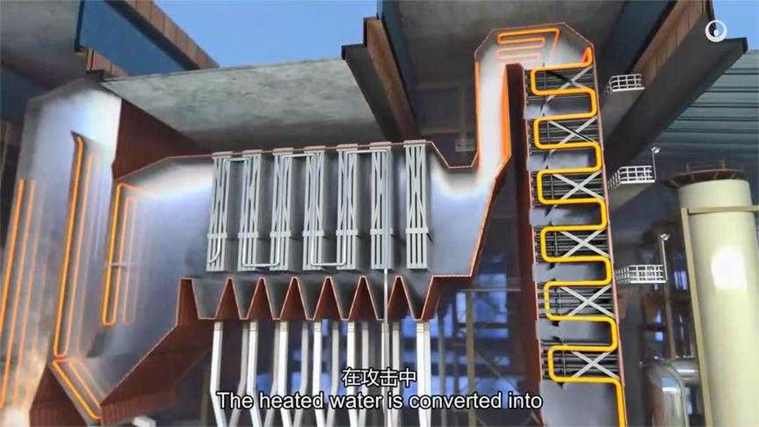 垃圾发电系统工艺流程科普动画