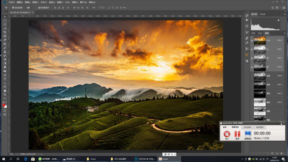 亮度蒙版,中间调选区可以更精细,通道也是这么神奇