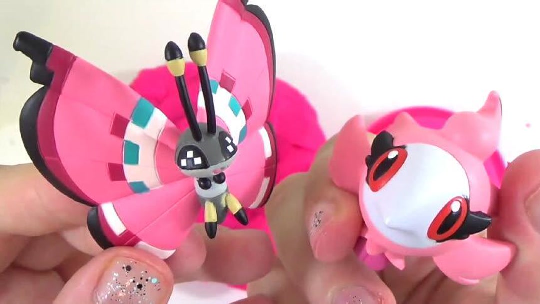 神奇宝贝惊喜彩泥玩具蝴蝶仙子皮卡丘小火龙diy