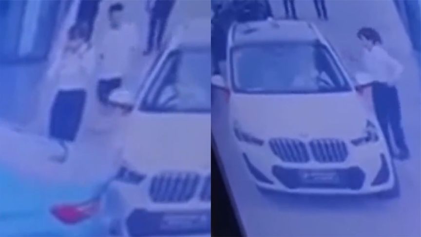 男子宝马4S店还没提走新车,下秒就被员工撞成事故车:只修不换?
