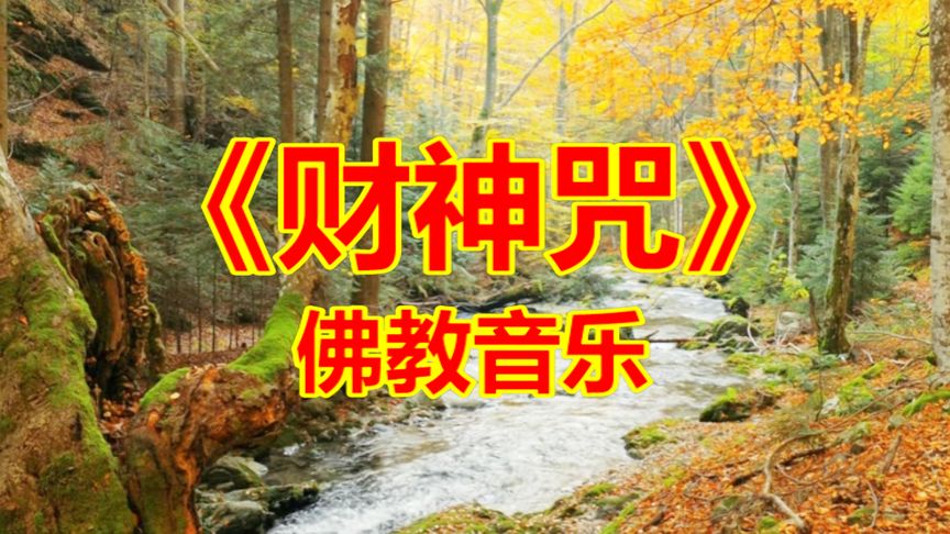 非常吉祥的佛教歌曲《财神咒》愿朋友们听后财源广进,好运连连!