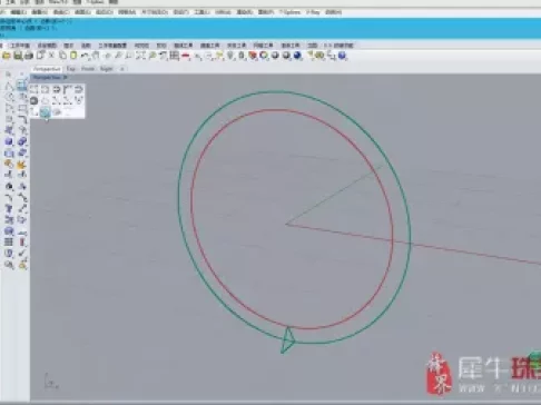 锋界珠宝培训设计 麻绳戒指的3D画法