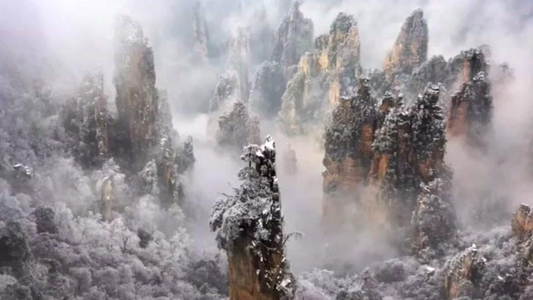 世界自然遗产和中国第一个国家级森林公园-张家界