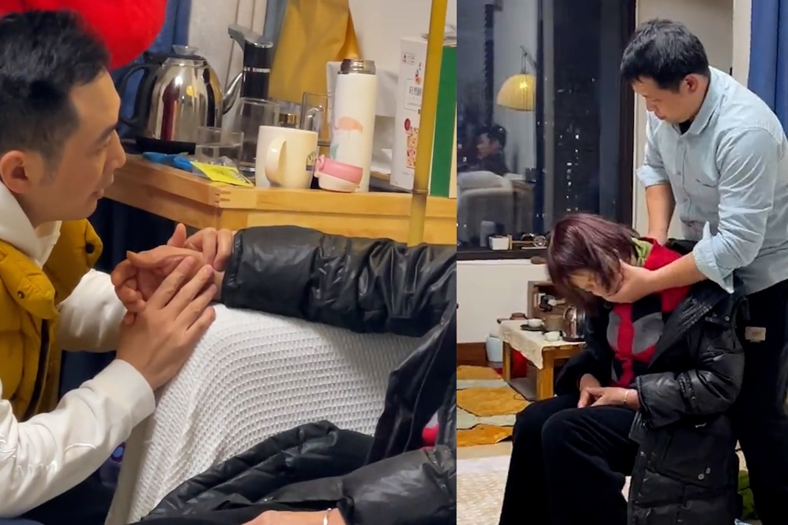 妈妈饭后出现眩晕症,学中医的朋友们积极辨证,推拿几...