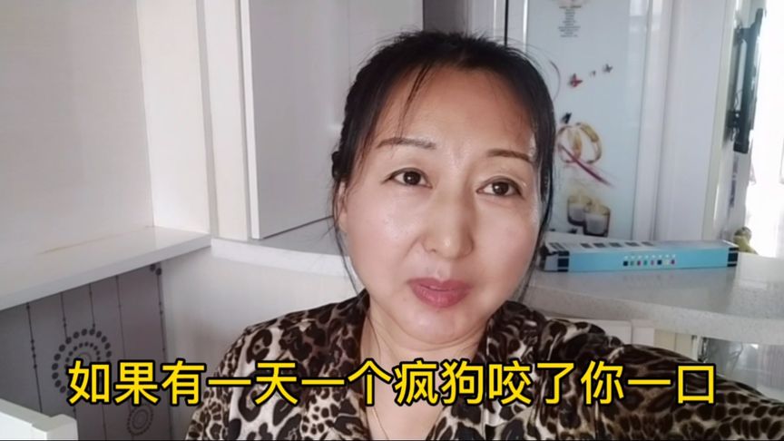 如果有一天有一个疯狗咬了你一口,难道你也要爬下去咬他一口吗?