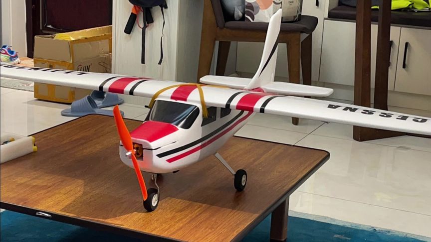 安装2天,飞行十分钟!还没得来机记录!#航模飞机