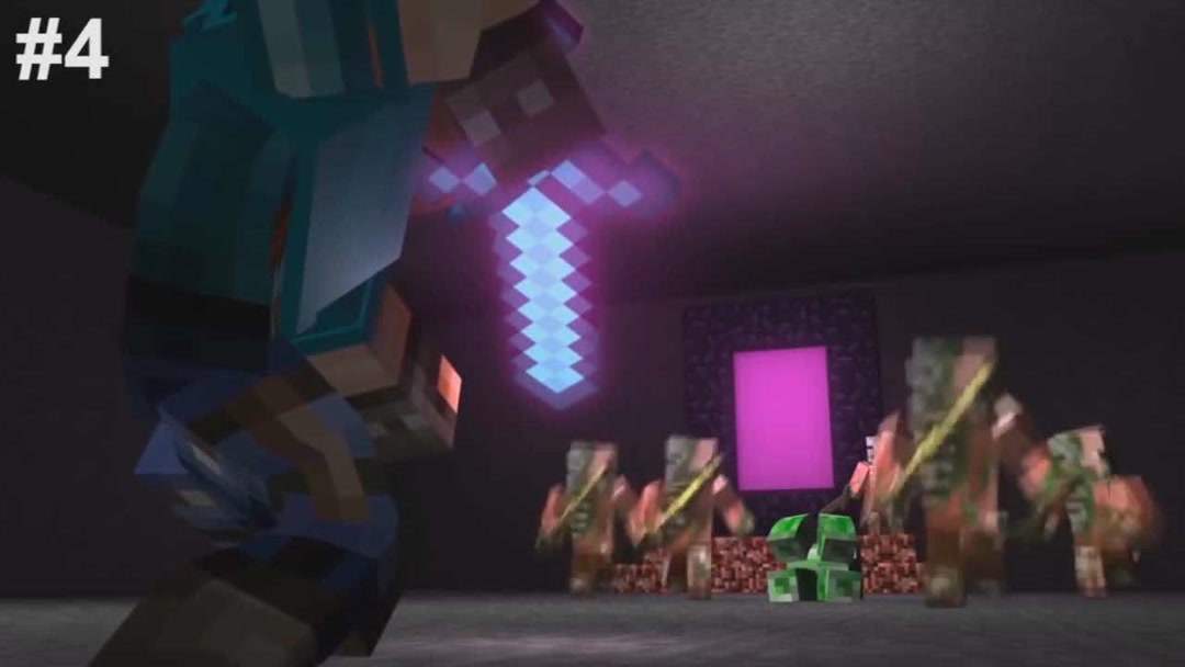 动画故事超炫好看的——《我的世界》前十歌曲动画MV 中