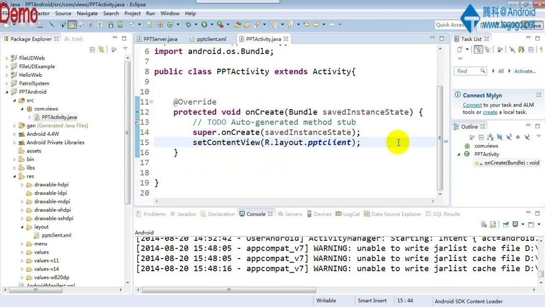 android网络编程与互联网技术_腾科IT教育集团-控制ppt_01_1