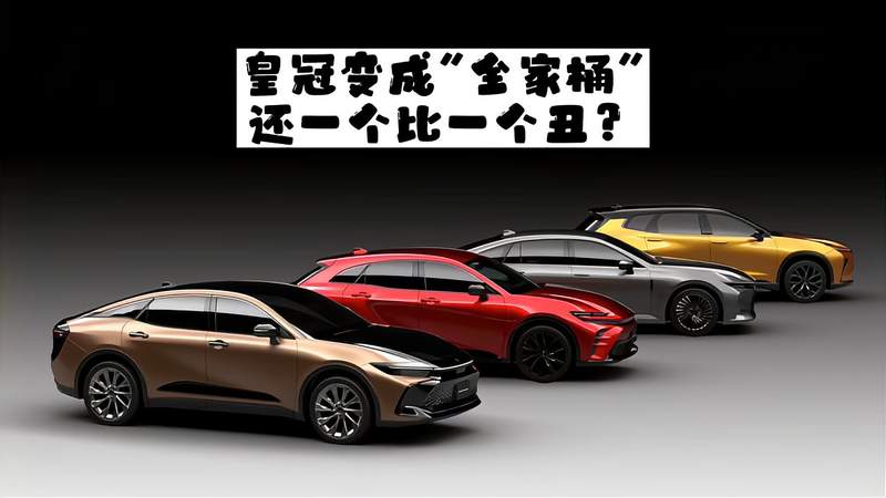 丰田皇冠变成“全家桶”!还一个比一个丑?