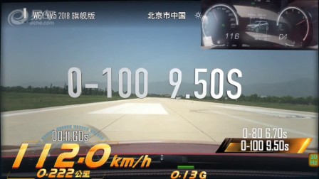 长城汽车vv5超级评测加速测试项目